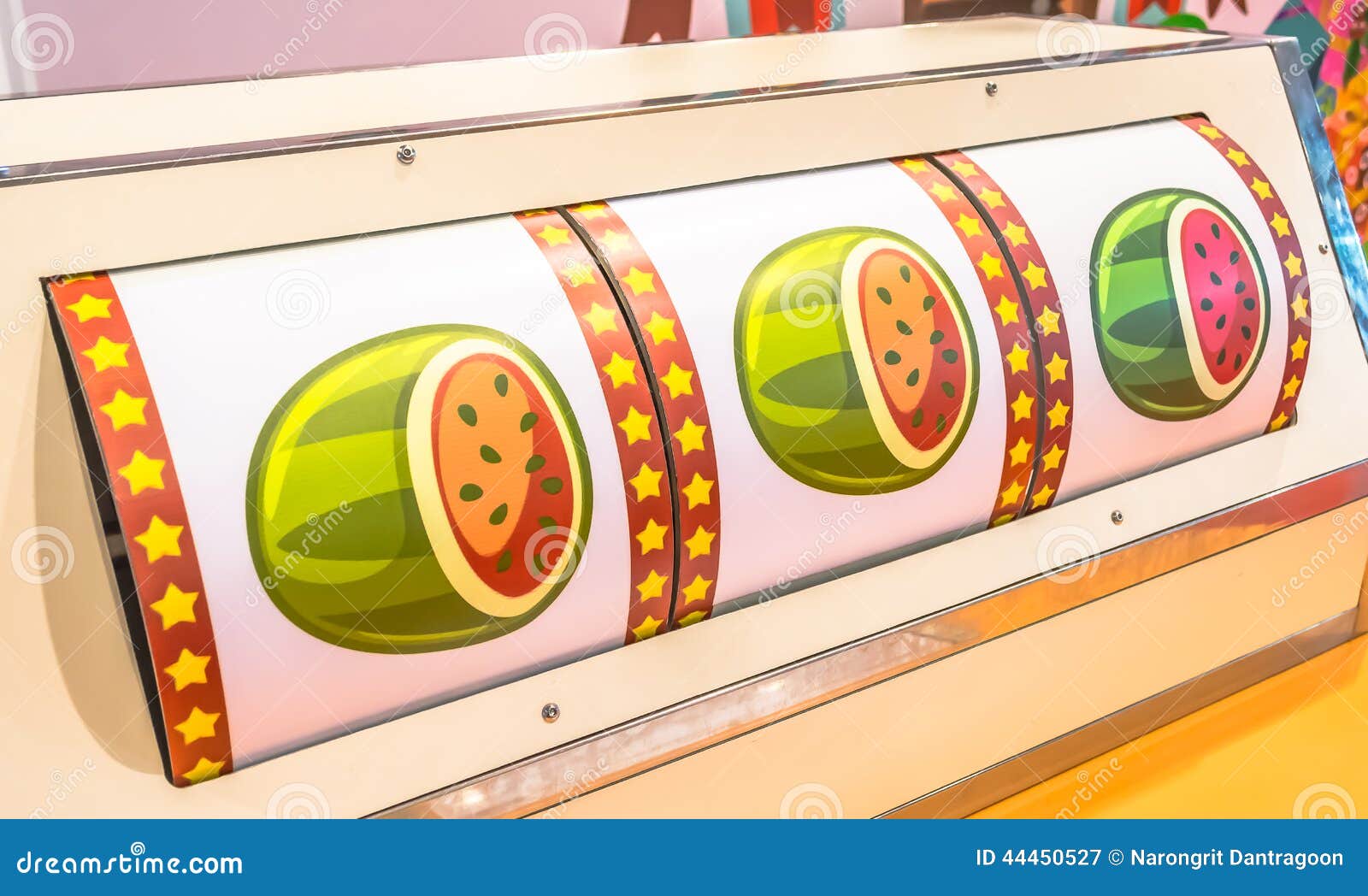 Close Up Shot of Slot Machine Lucky Drawn Image Stock Illustration ...