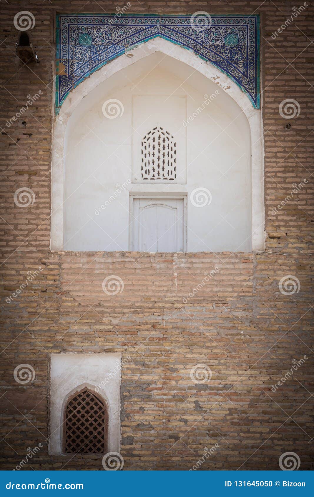 Arabic Decorations on a Wall Stock Photo - Image of geometric, detail ...