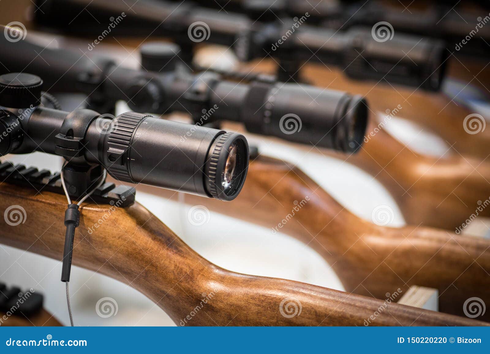 Rifles with scopes stock photo. Image of arsenal, defense - 150220220