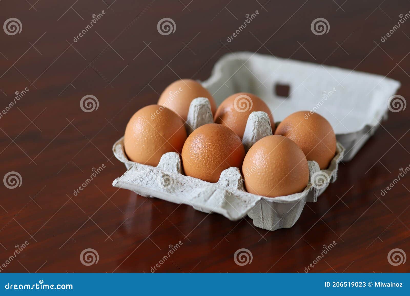 Sweating Eggs Straight Out from Fridge Stock Image - Image of chicken ...
