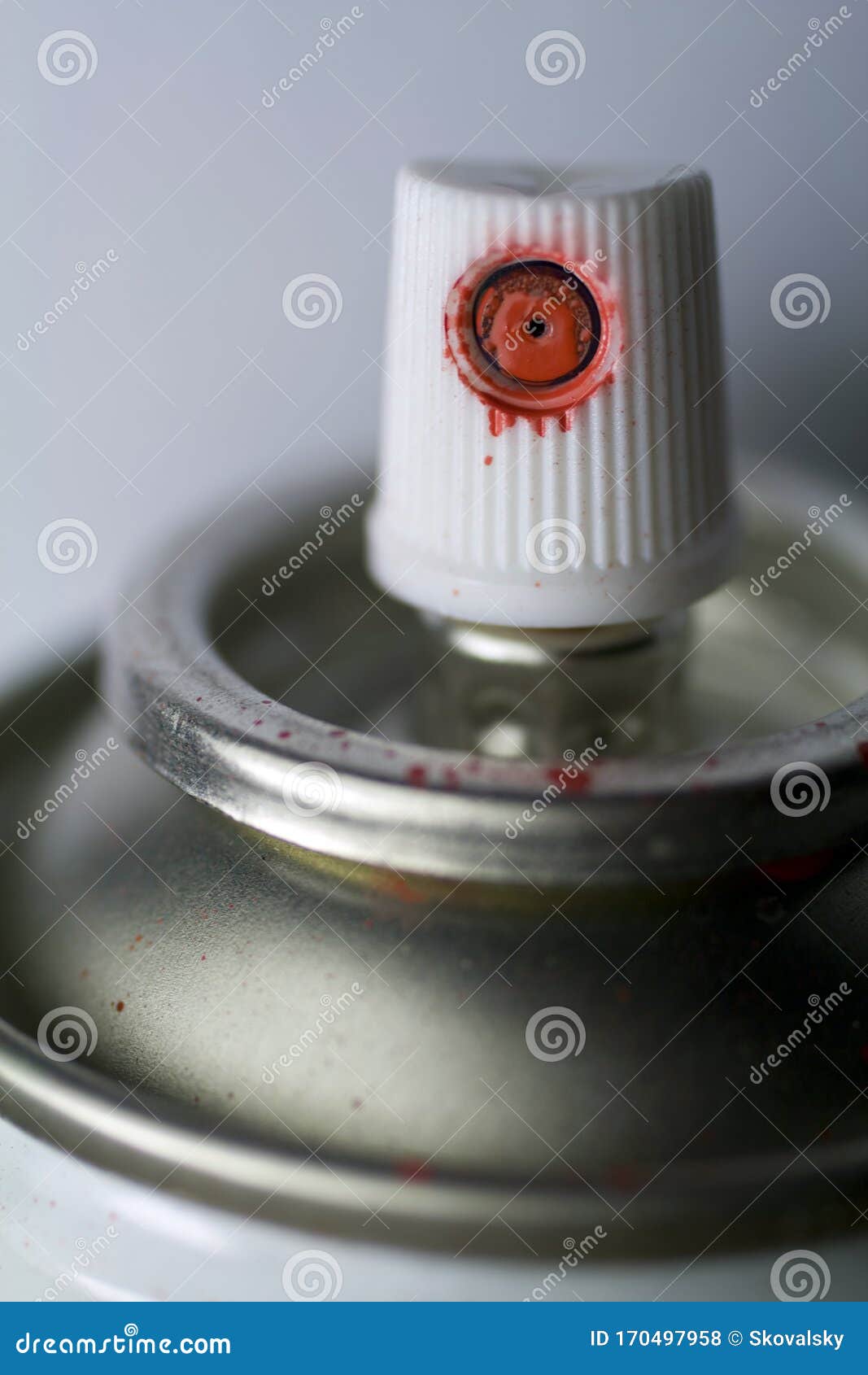 Close Up Shot of a Spray Can Nozzle Stock Photo - Image of chemical ...