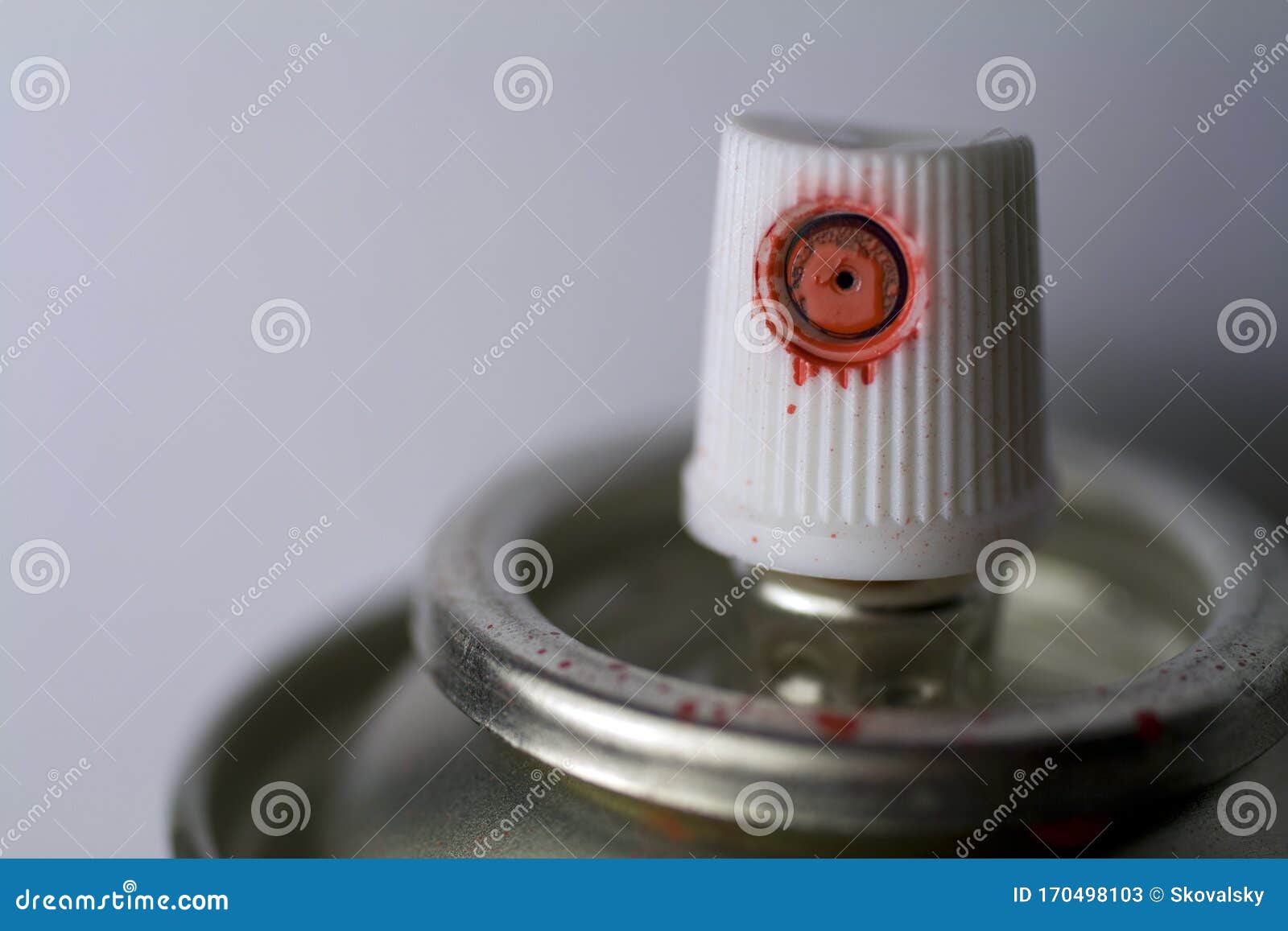 Close Up Shot of a Spray Can Nozzle Stock Image - Image of creative ...