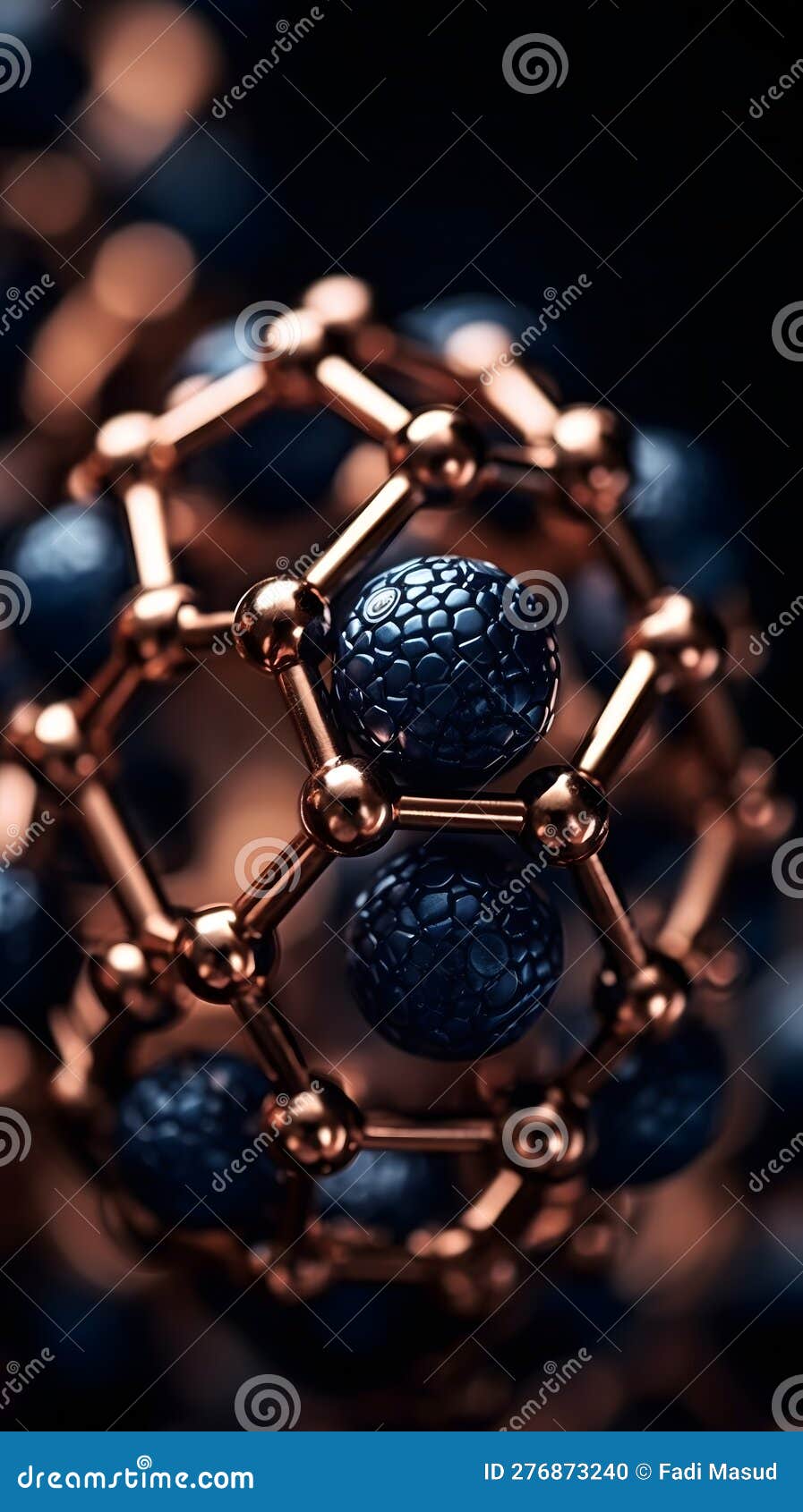 Close Up Shot of a Structure of Copper Stock Illustration ...