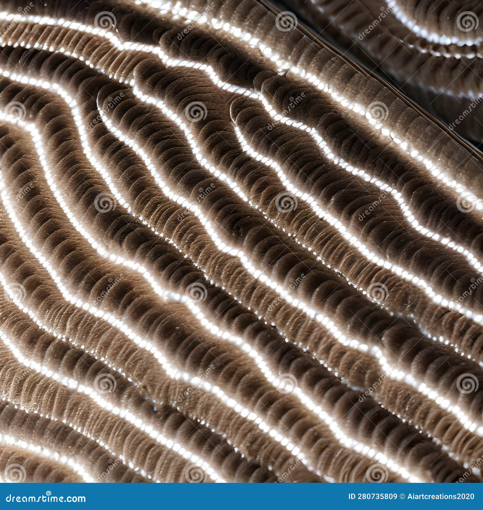 A Close-up Shot of a Textured Seashell, with Abstract Patterns and ...