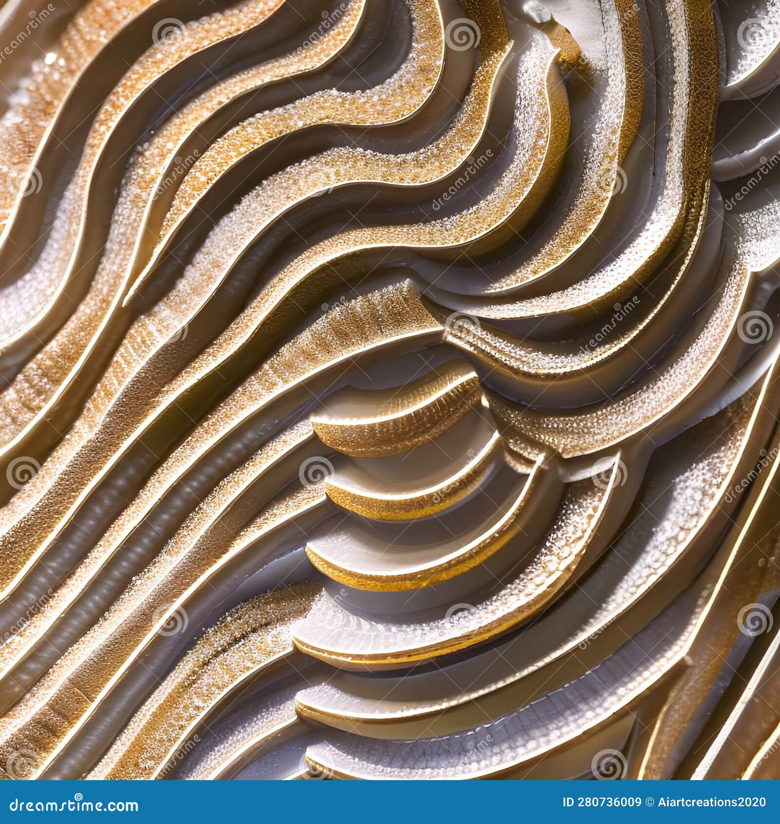 A Close-up Shot of a Textured Seashell, with Abstract Patterns and ...