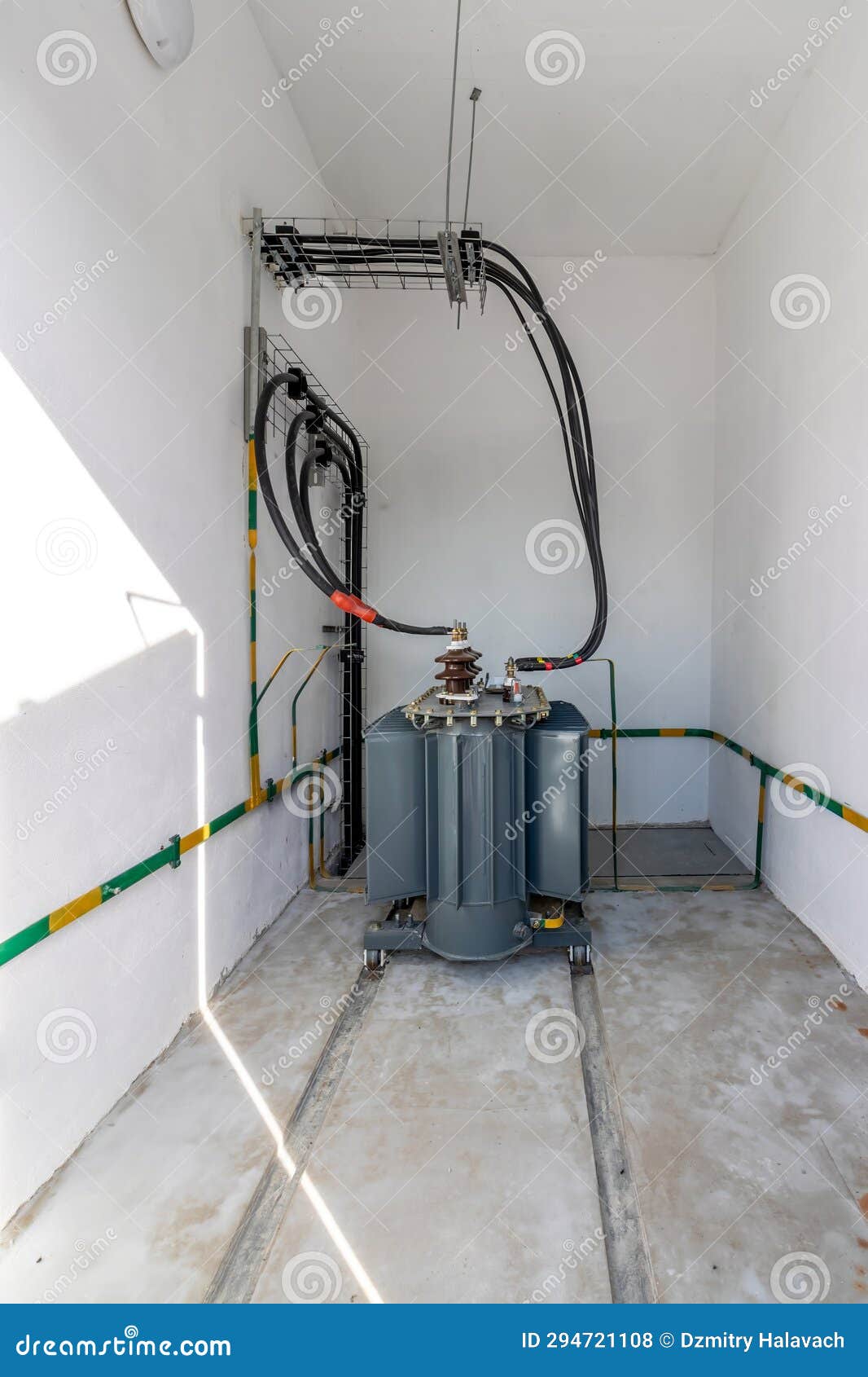 Close Up Shot of Transformer and Cables Stock Photo - Image of ...