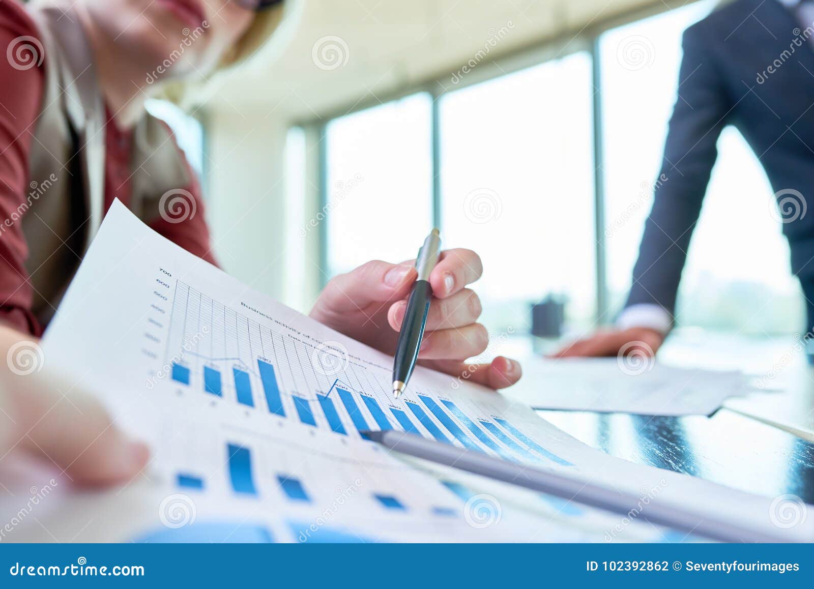 Working Meeting of Financial Managers Stock Photo - Image of ...