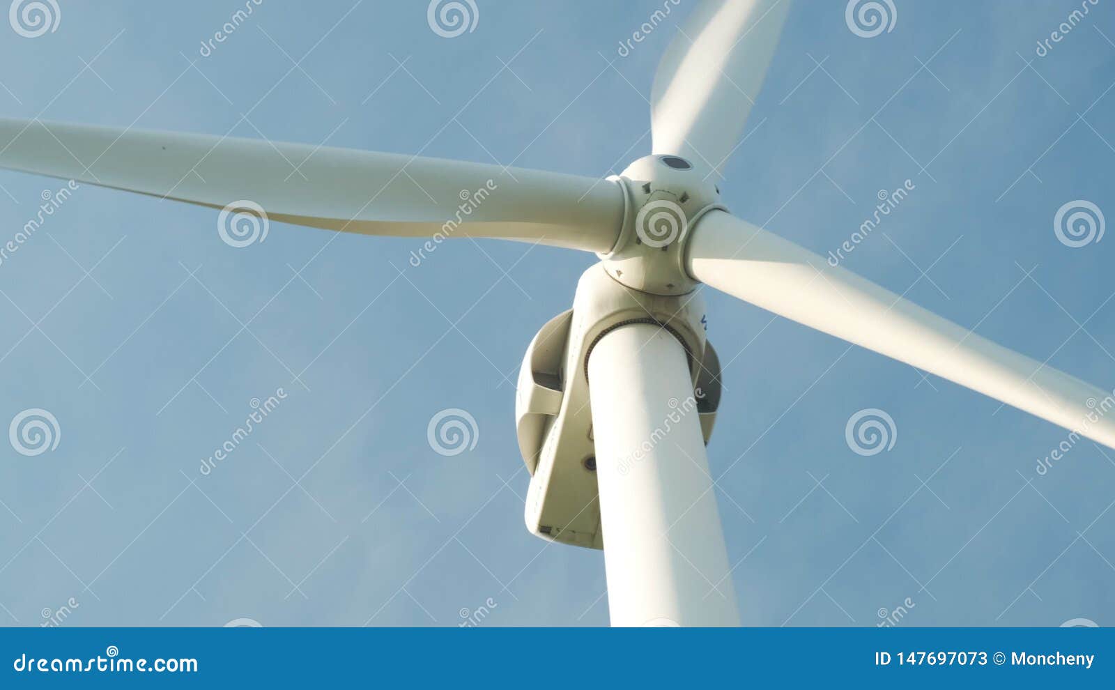 Close-up Shot of a Wind Generator Rotating in Slow Motion. Stock Video ...
