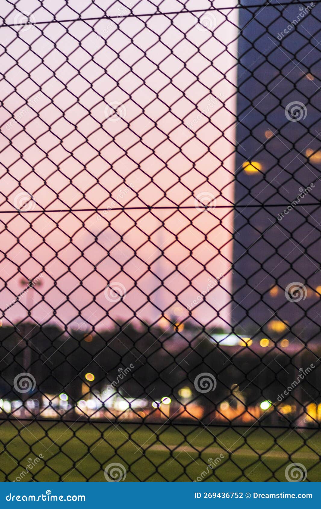 Close Up Shot of a Wired Fence. Concept Stock Photo - Image of close ...
