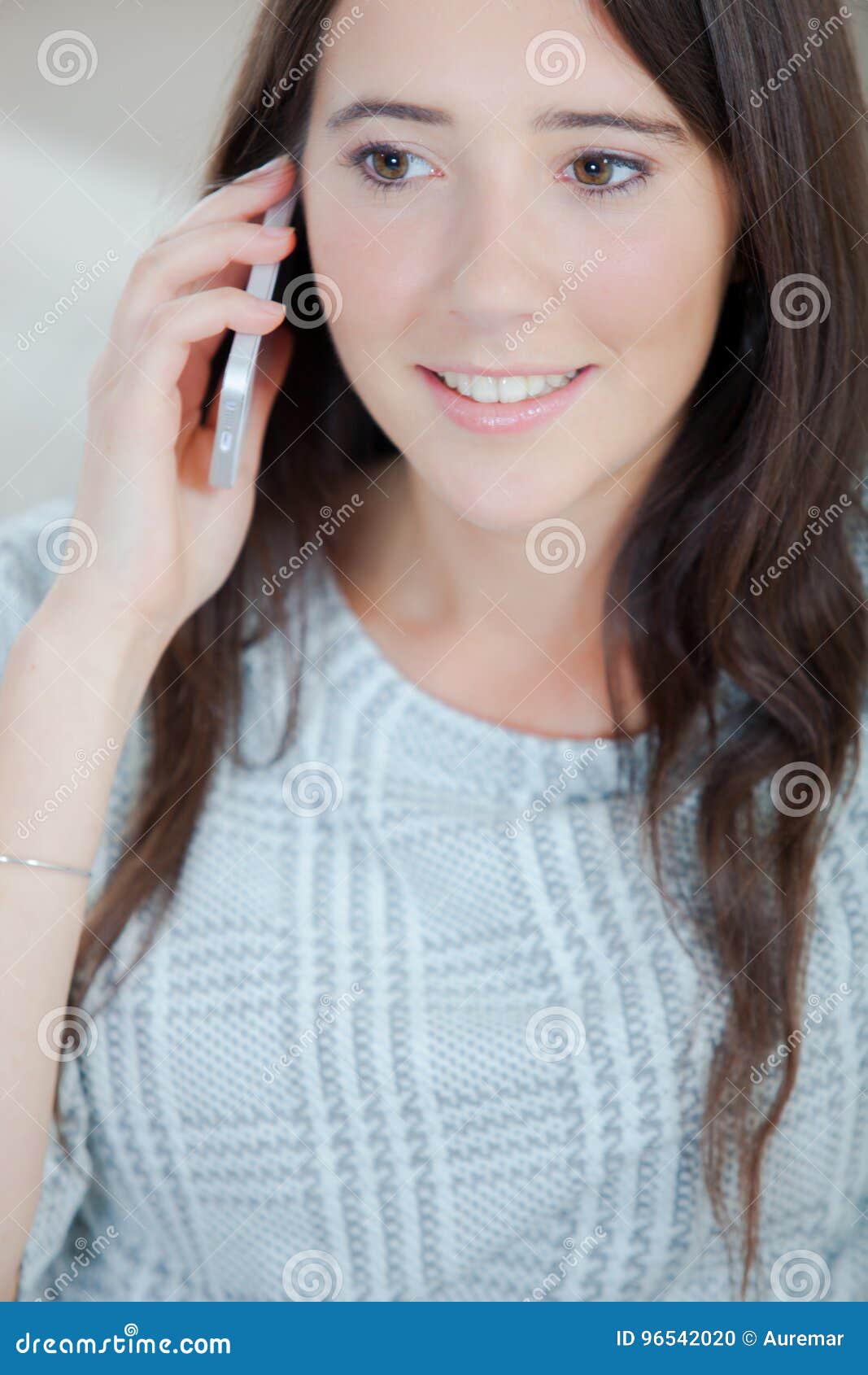 Close-up Shot Woman during Phone Call Stock Photo - Image of woman ...