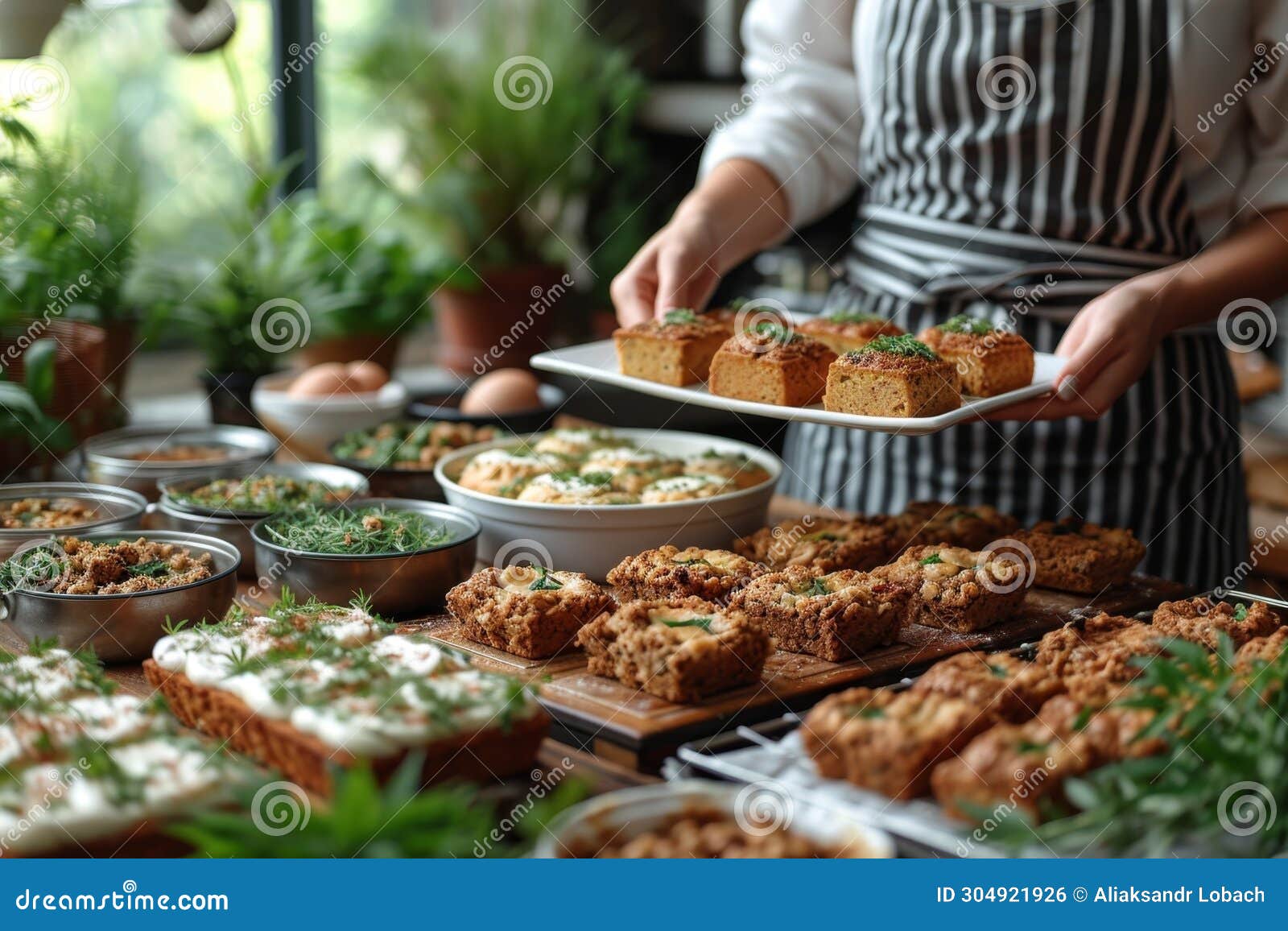 A Close-up Shows the Process of Making Homemade Pastries with Your Own ...
