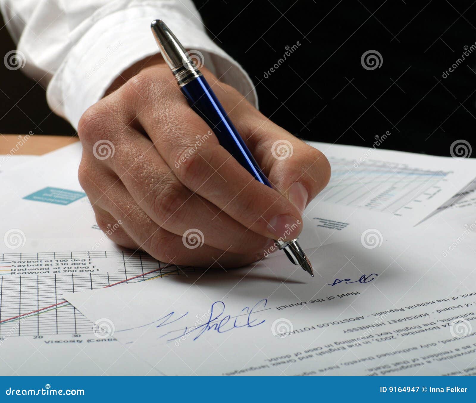 Close up signature stock image. Image of motivation, success - 9164947