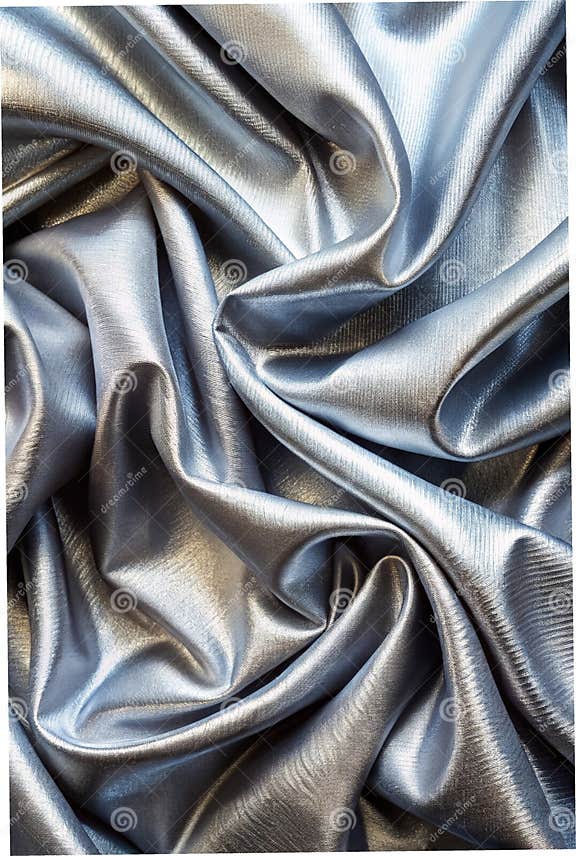 Close-Up of Silver Fabric Texture for Elegant Background Stock ...