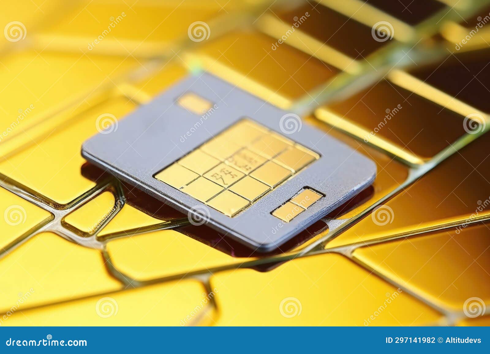 Close Up of a Sim Card on a Network-connected Device Stock Photo ...