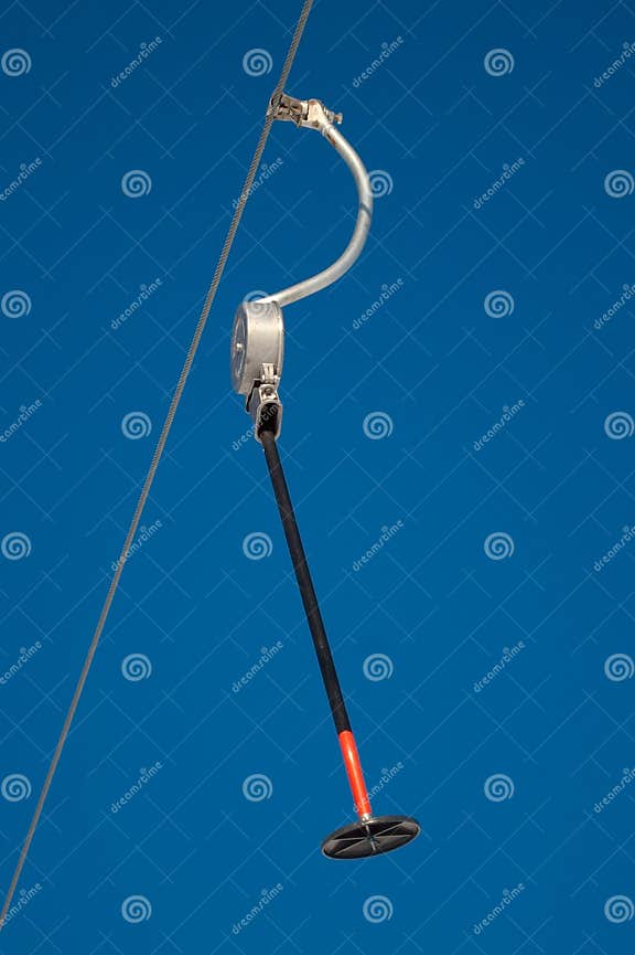 Close Up of Ski Platter Lift Stock Image - Image of pole, outdoor: 7755167