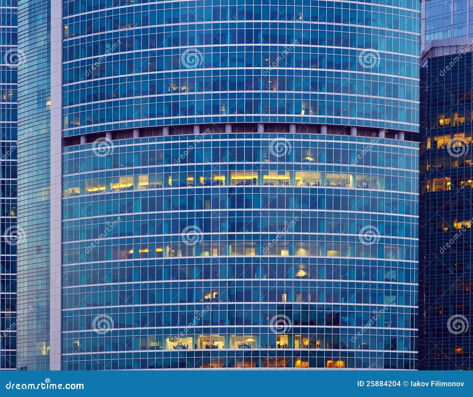 Close up of skyscrapers stock photo. Image of house, mirror - 25884204