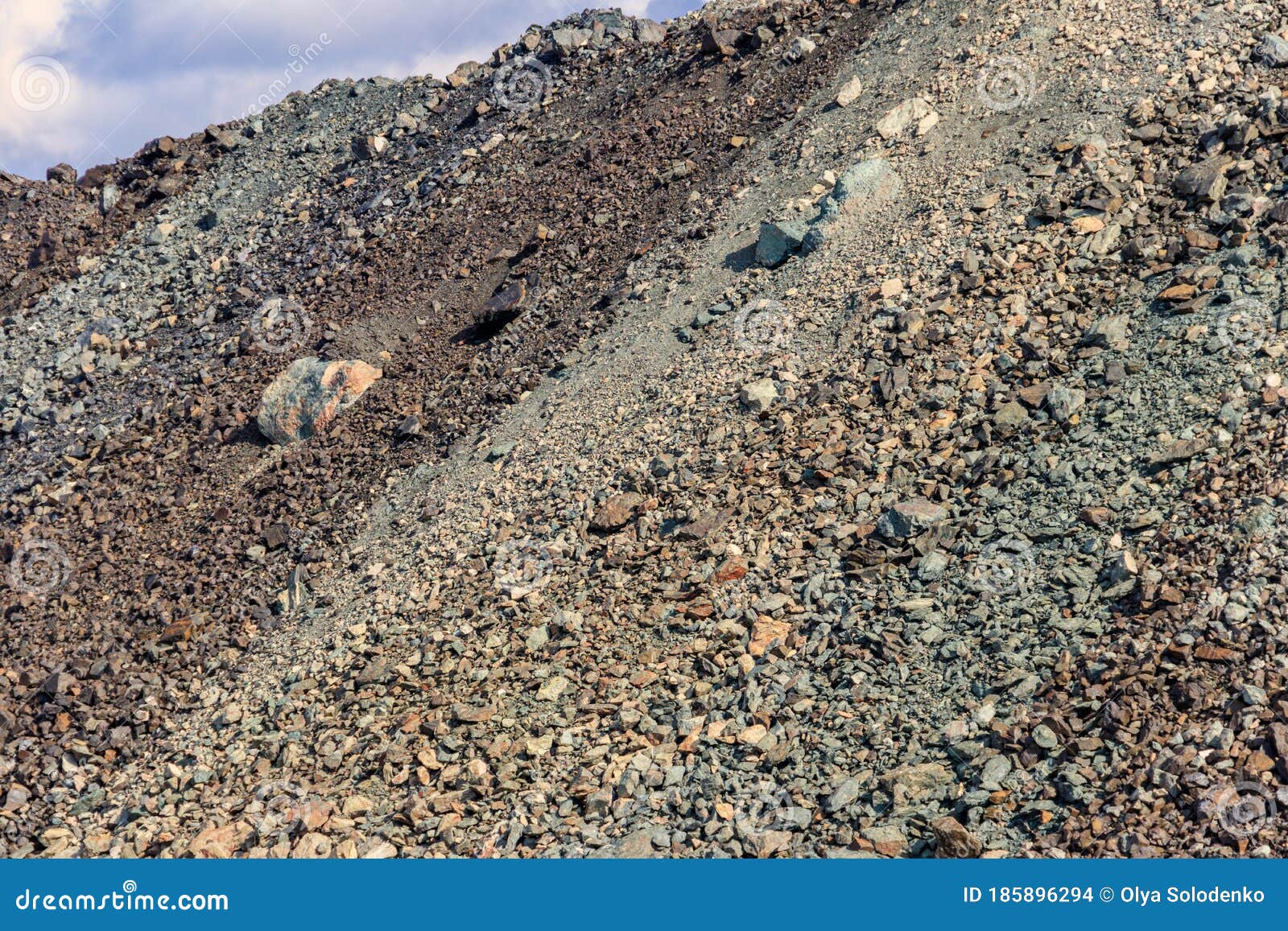 Close-up of Heap of Iron Ore Quarry Stock Photo - Image of dump ...