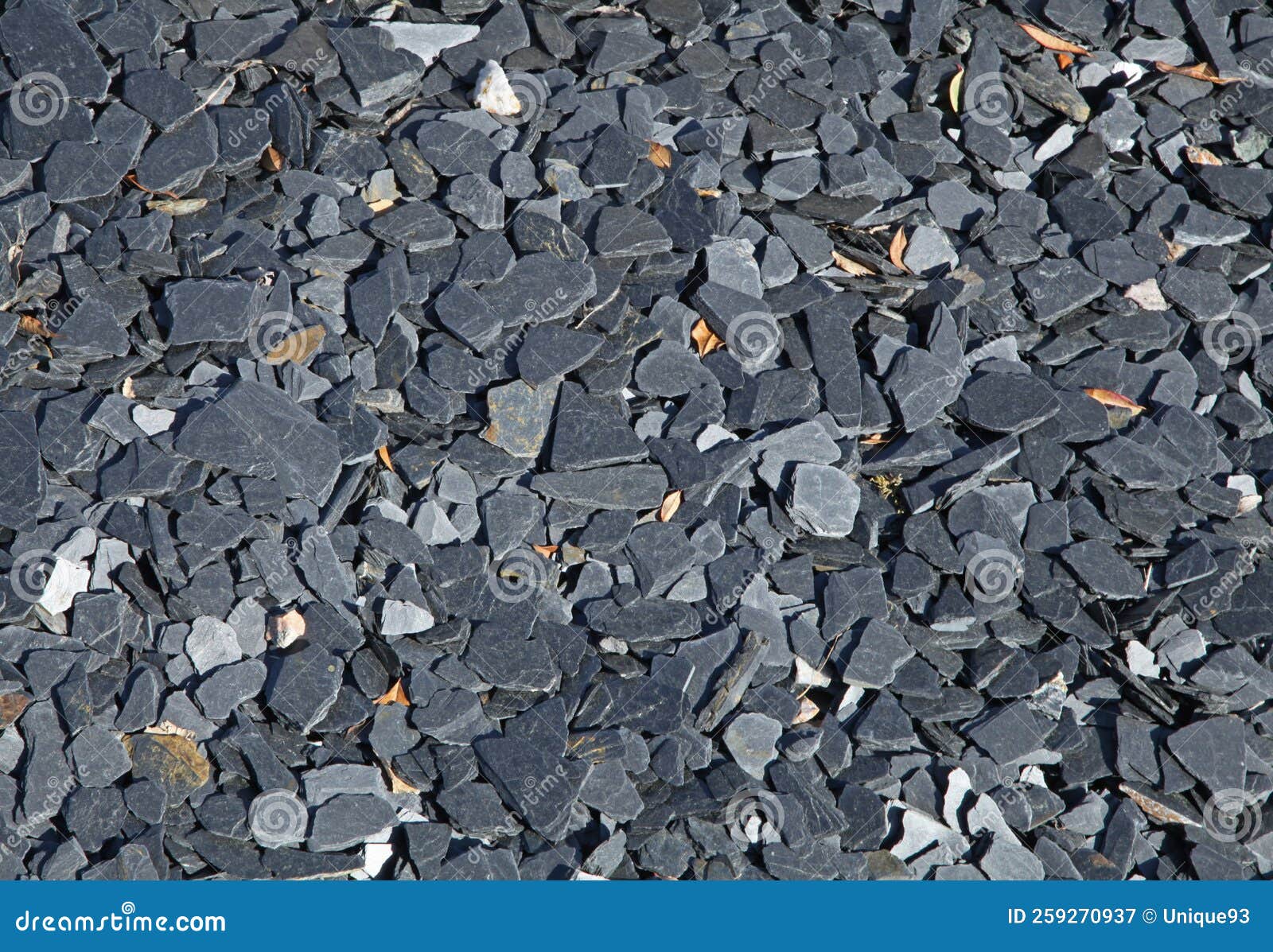 Close-up of a Slate Mineral Mulch Stock Image - Image of texture ...