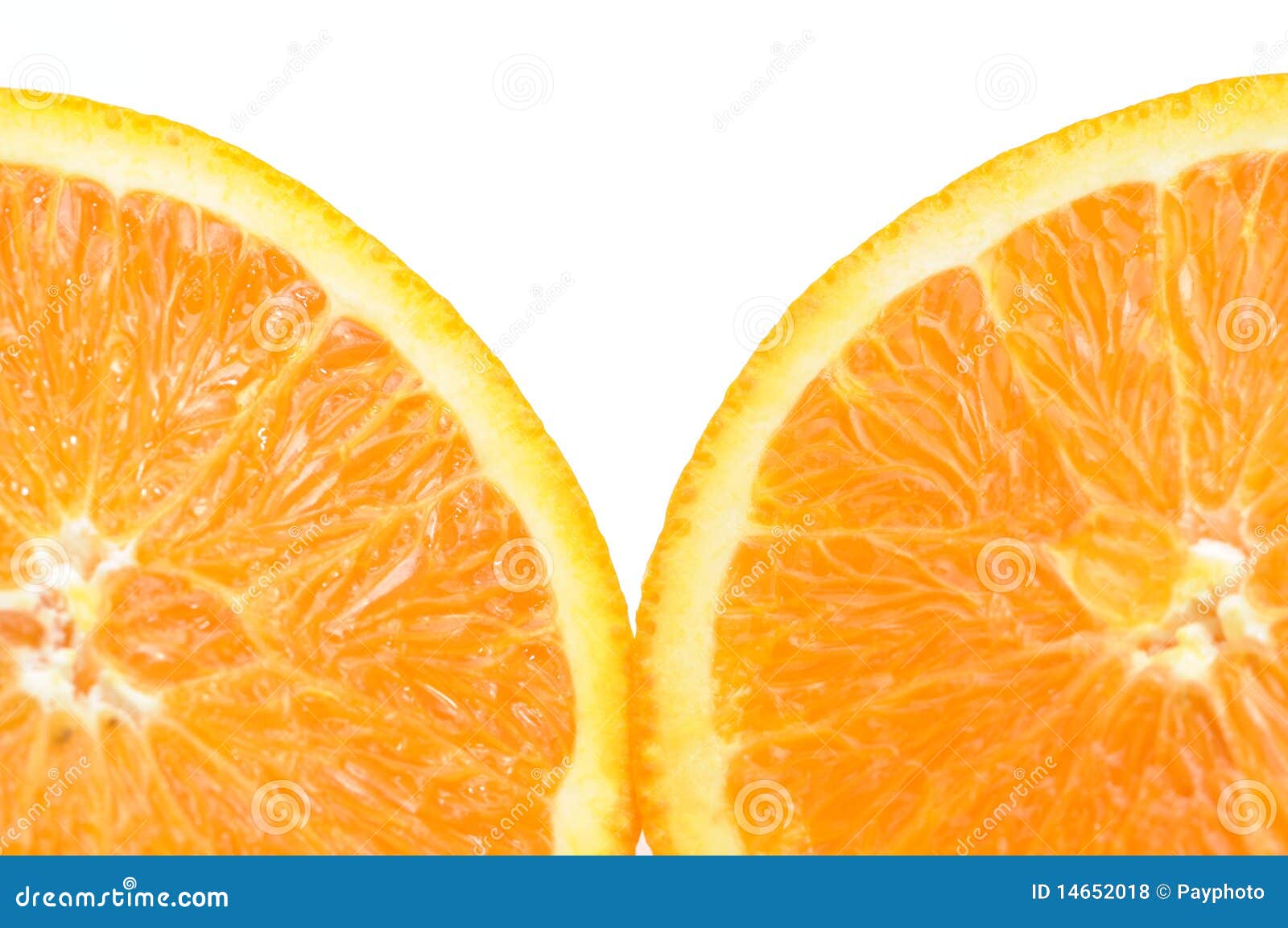 Close-up slice orange stock photo. Image of object, taste - 14652018