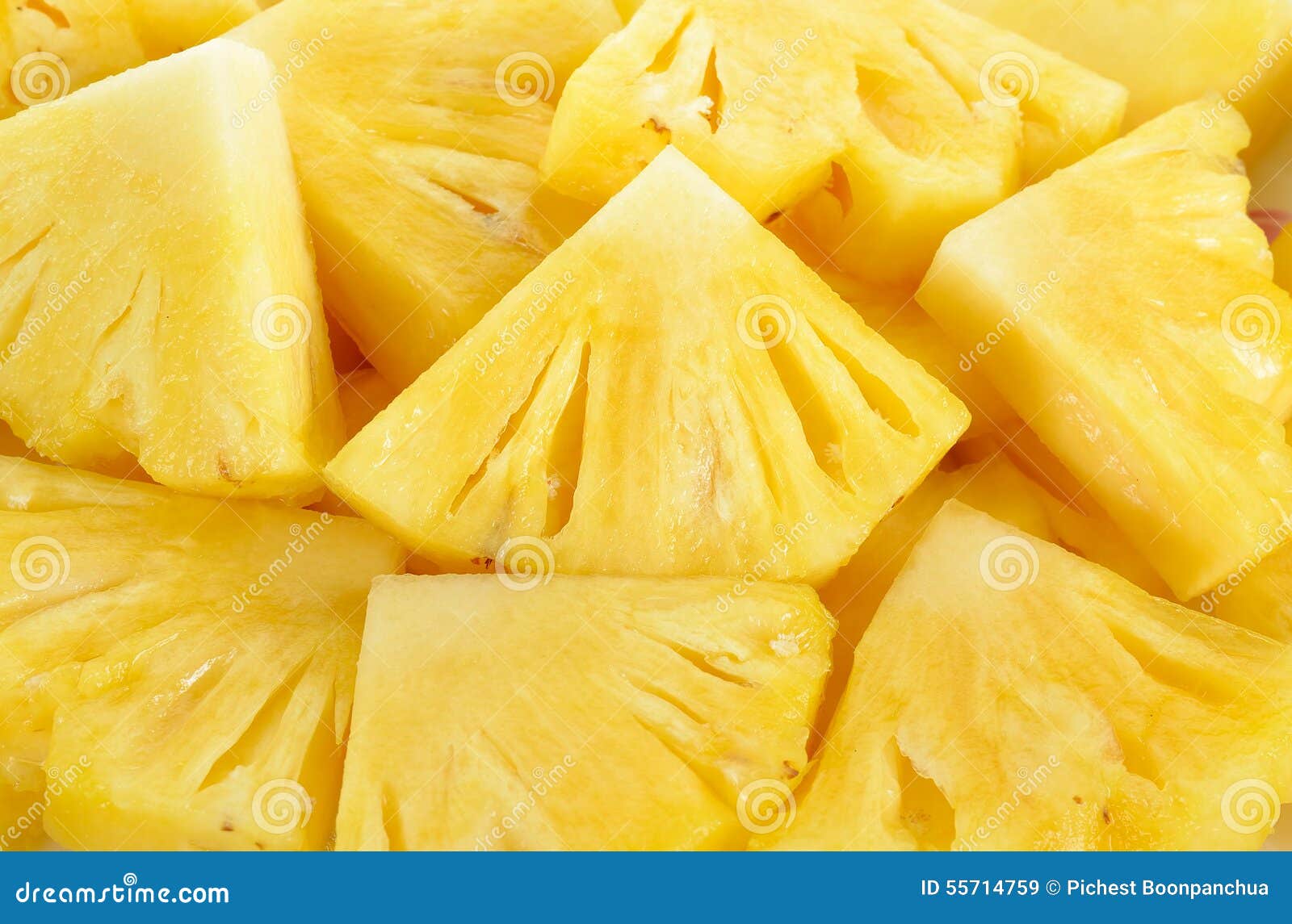 Close Up Slice Pineapple Background Texture Stock Image - Image of pine ...