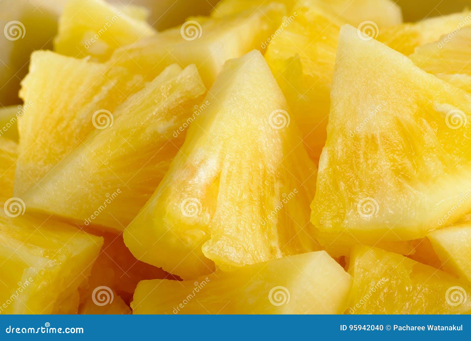 Close Up Slice Pineapple Background Texture Stock Photo - Image of ripe ...
