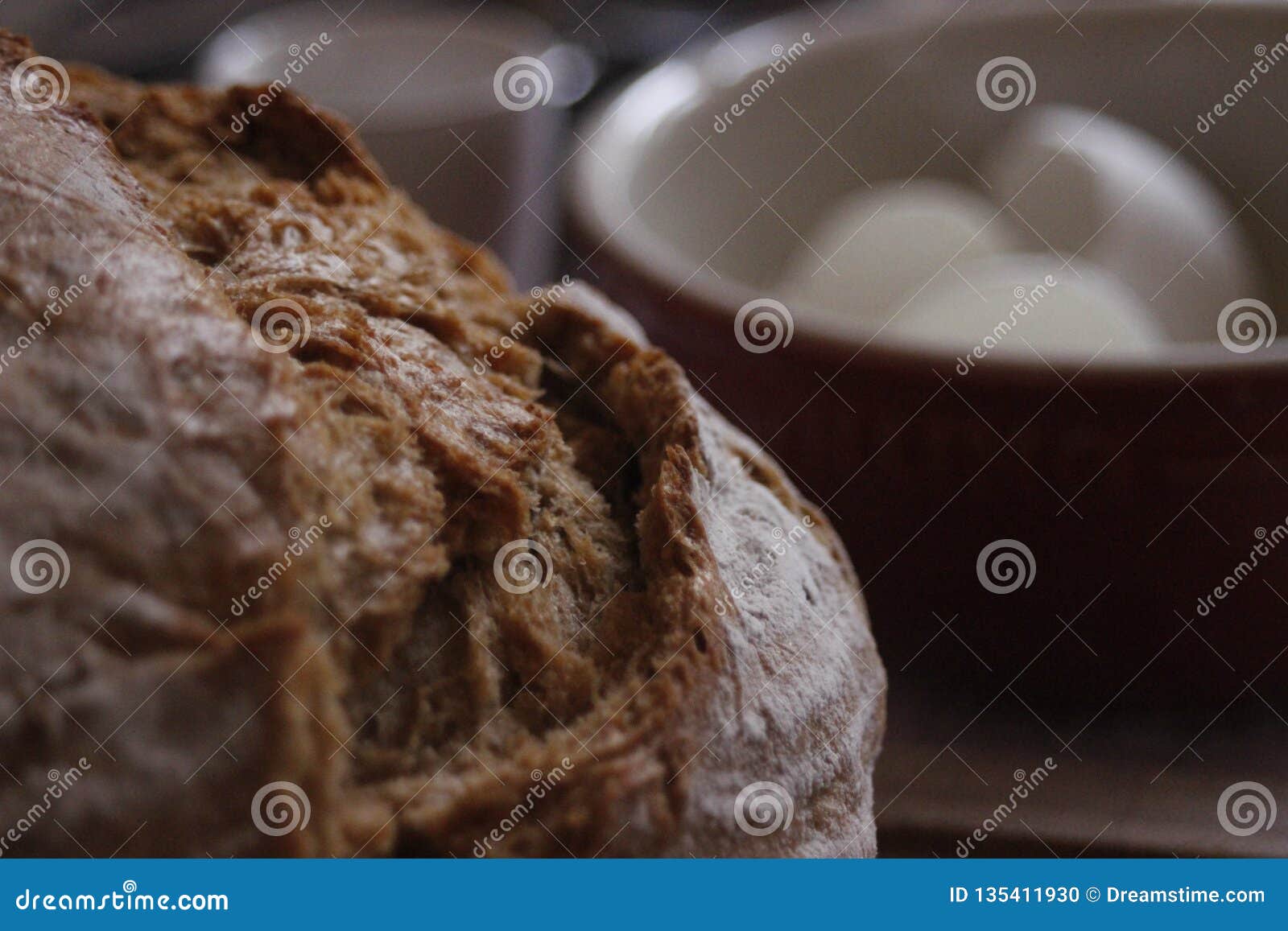 Close up of bread stock photo. Image of healthy, macro - 135411930