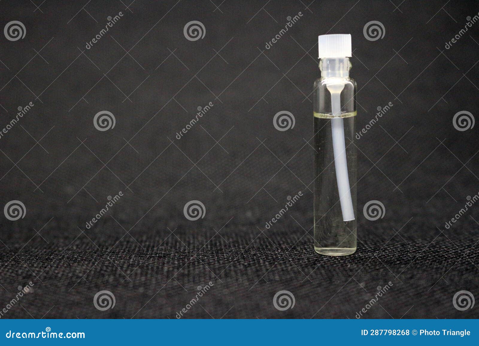 Close Up Small Perfume Bottle Stock Photo - Image of copy, lotion ...