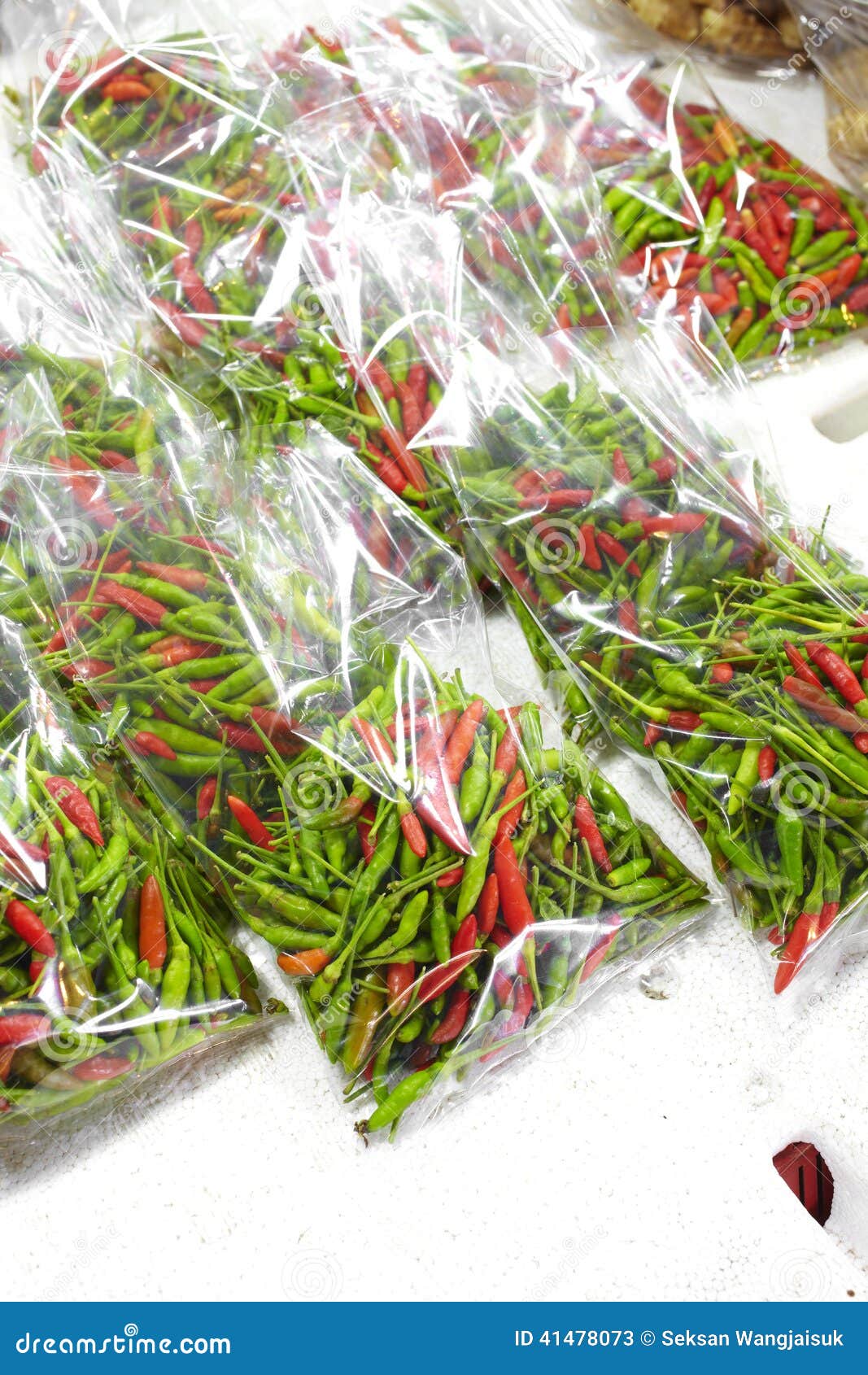 Close up small thai chili stock image. Image of asia - 41478073