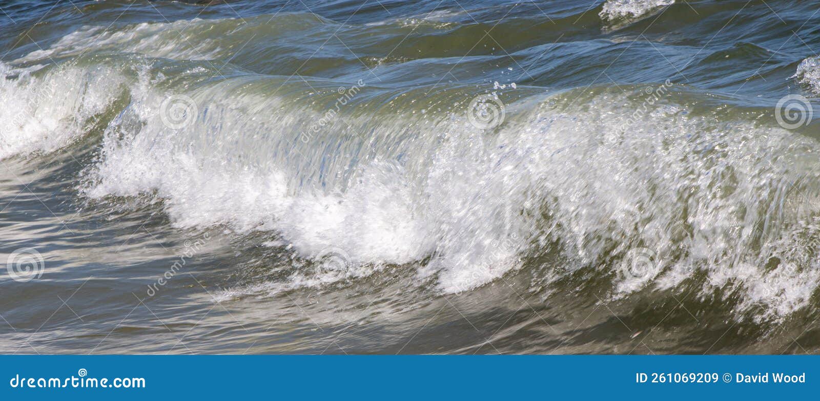 Close Up of Small Waves Breaking in the Atlantic Ocean Stock Image ...