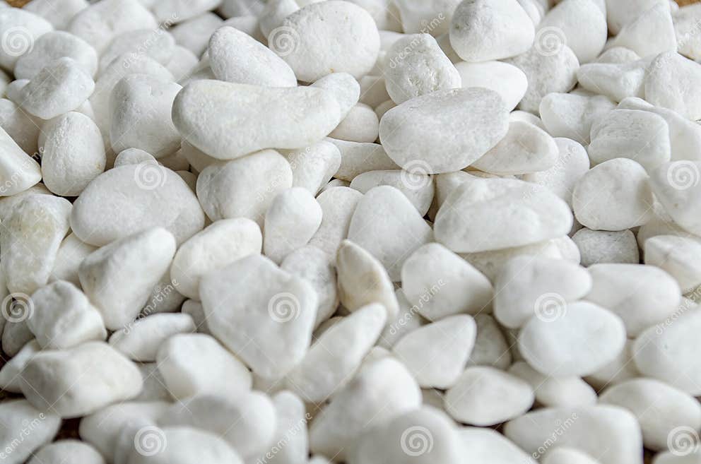 Close Up of Small White Rocks with Customizable Space for Text or ...