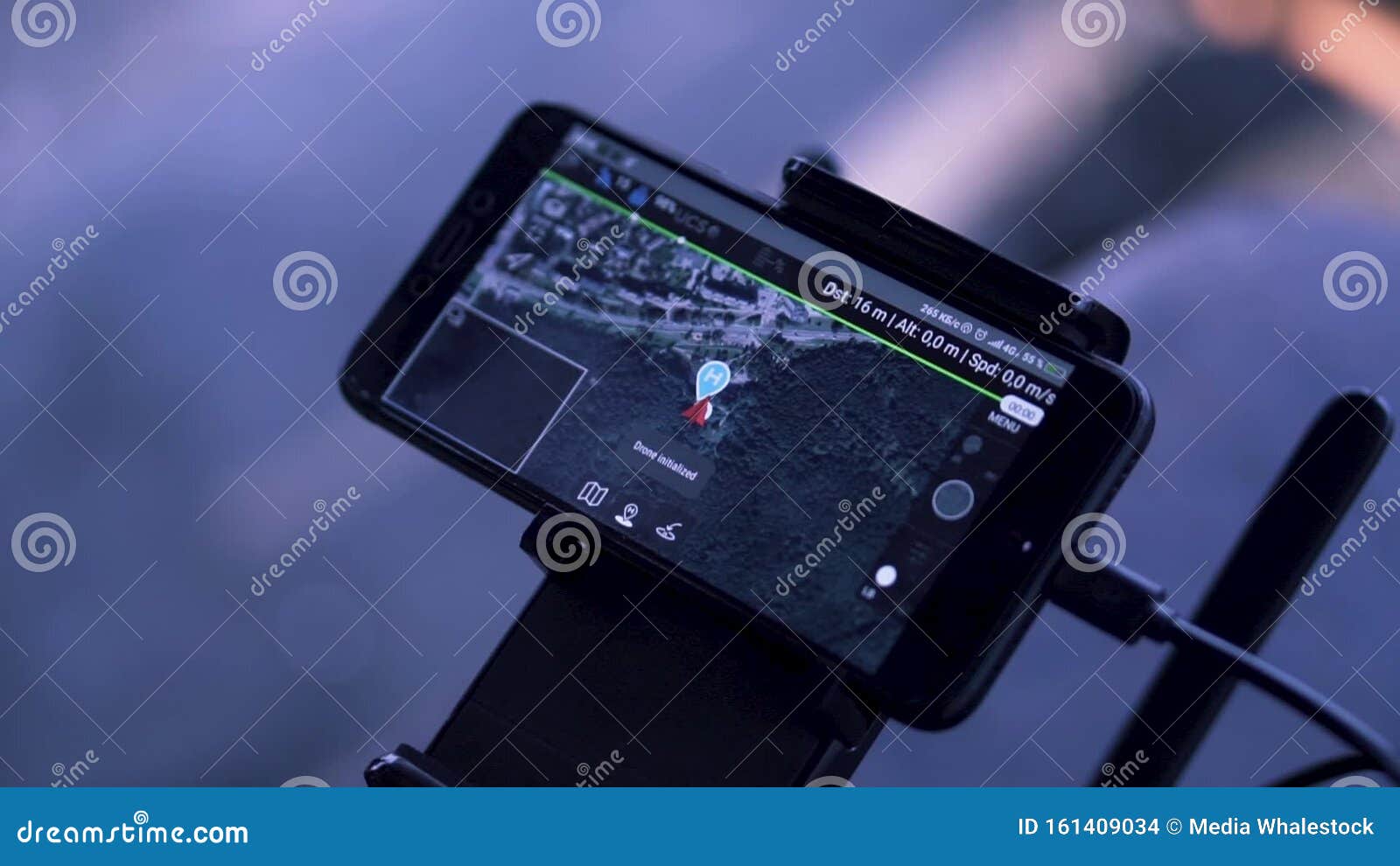 Close Up of the Smartphone Screen with Google Maps, Web Mapping Service ...