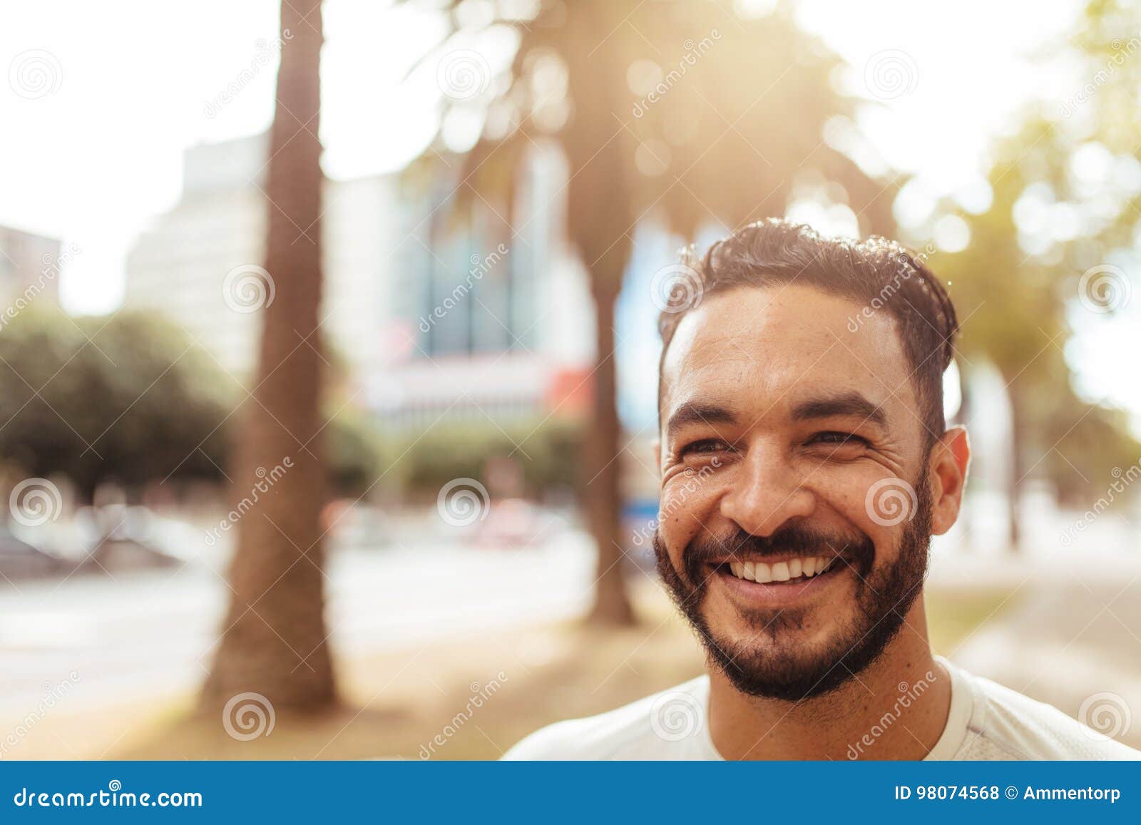 Close up of smiling man stock photo. Image of standing - 98074568