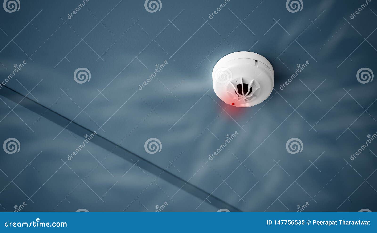 Smoke And Fire Detector Built Into The Floor Connected To Clean Agent ...