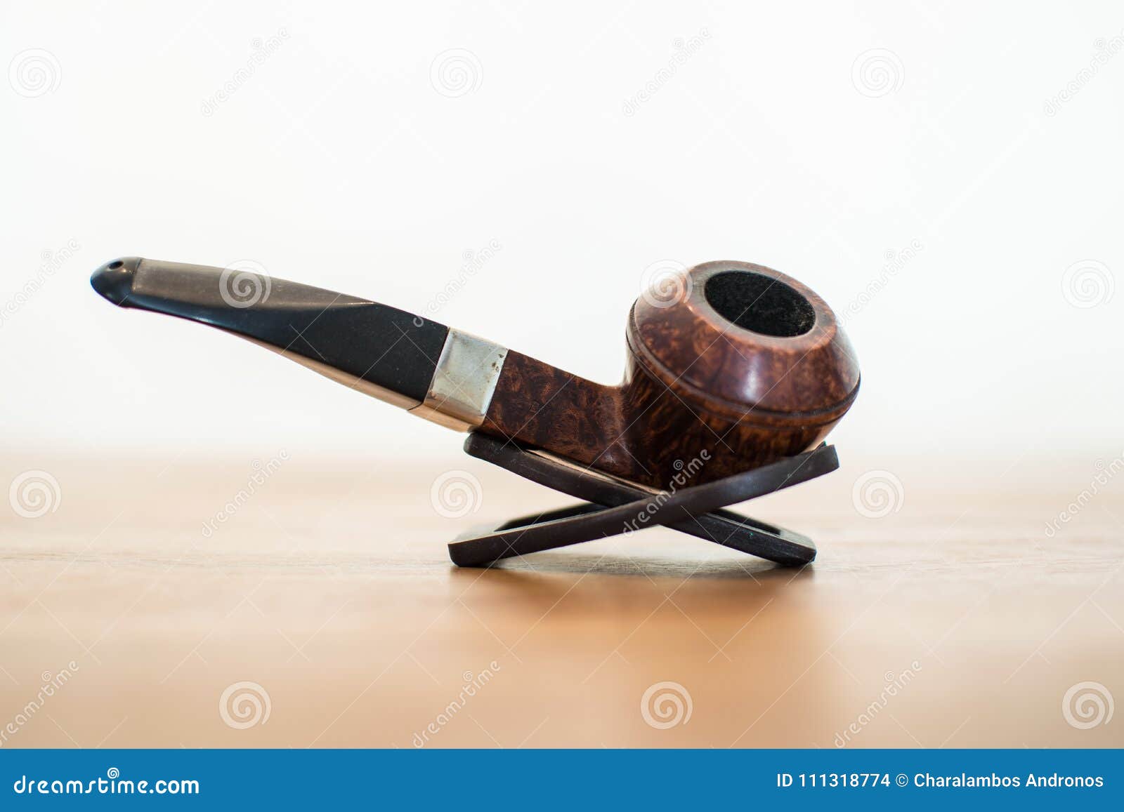 Close up of a smoking pipe stock photo. Image of accessory - 111318774