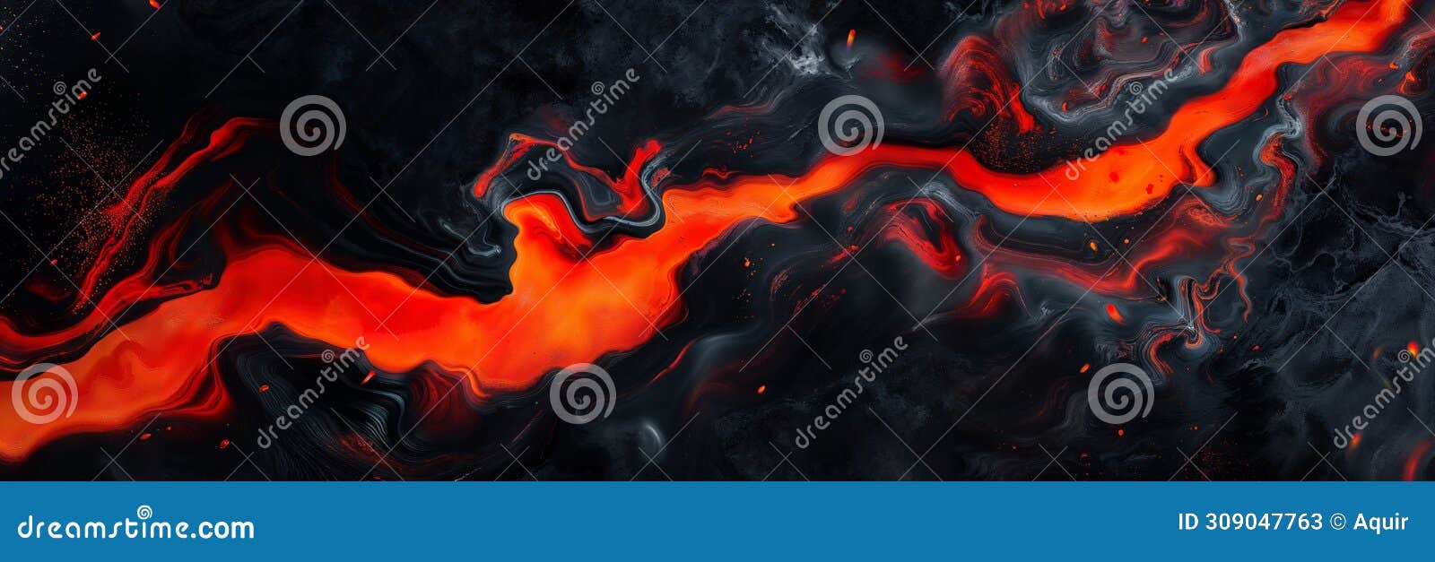 Close Up Smooth Lava Flow Abstract Wallpaper Red Hot Flowing Lava