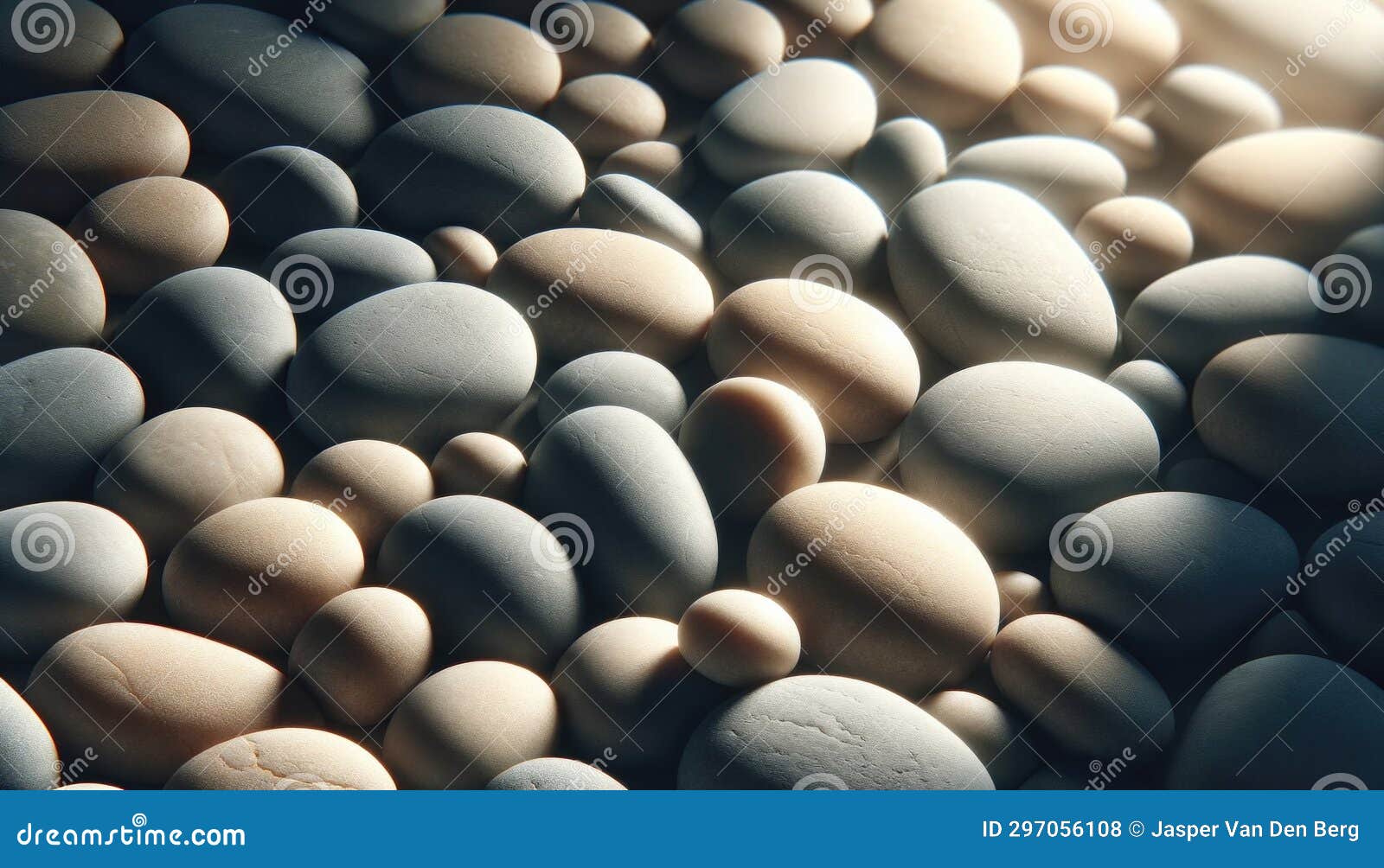Smooth Pebbles Texture, AI Generated Stock Illustration - Illustration ...