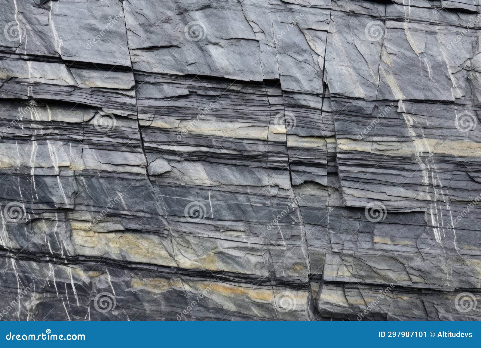 Close-up Snapshot of Slate with Visible Strata Layers Stock Image ...