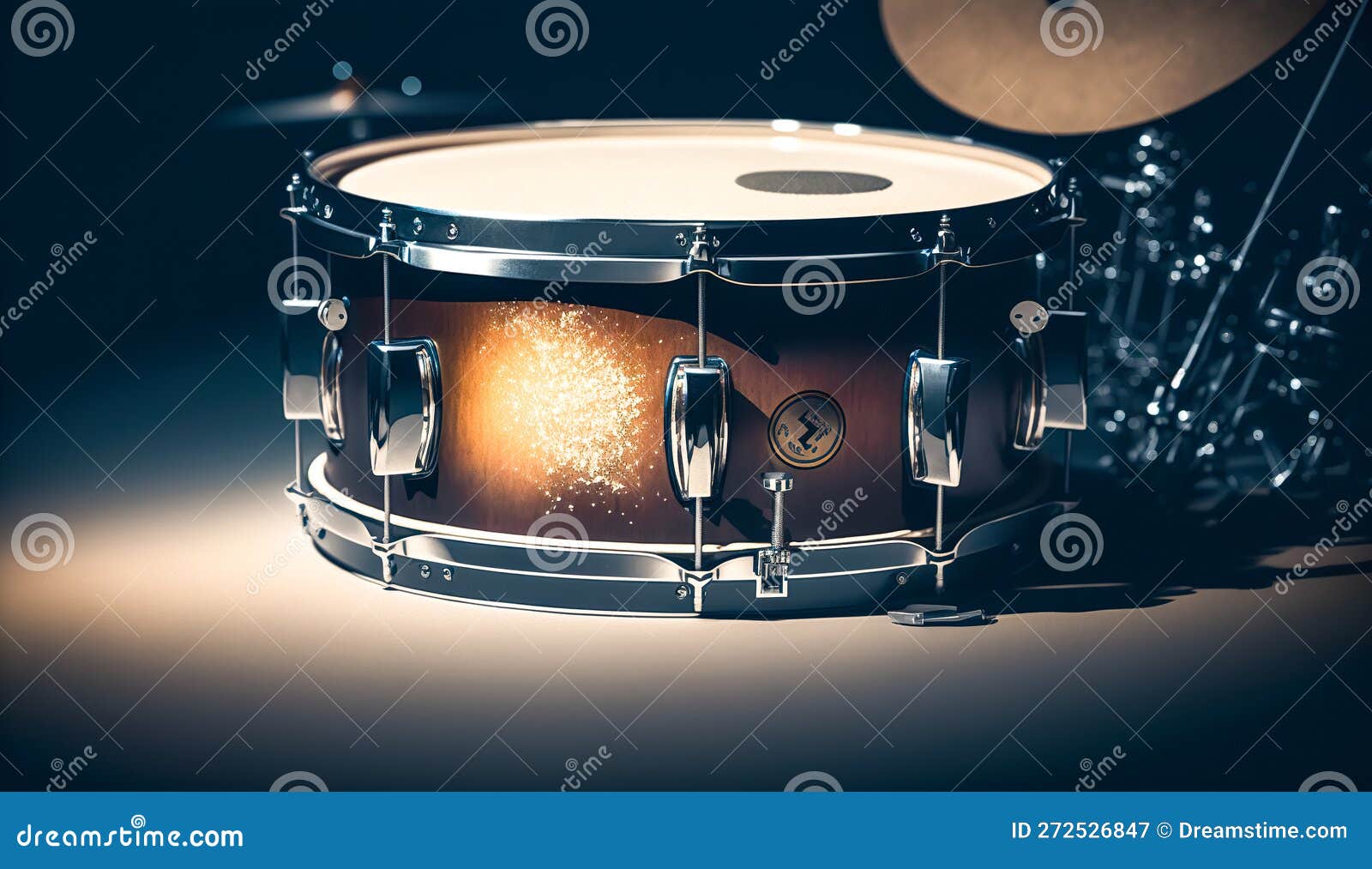 Close-up of a Snare Drum, Percussion Instrument, Generative AI. Stock ...