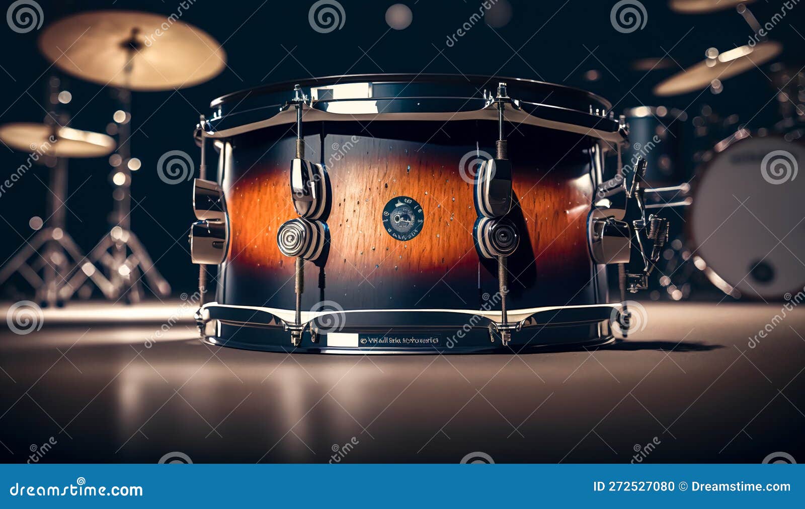 Close-up of a Snare Drum, Percussion Instrument, Generative AI. Stock ...