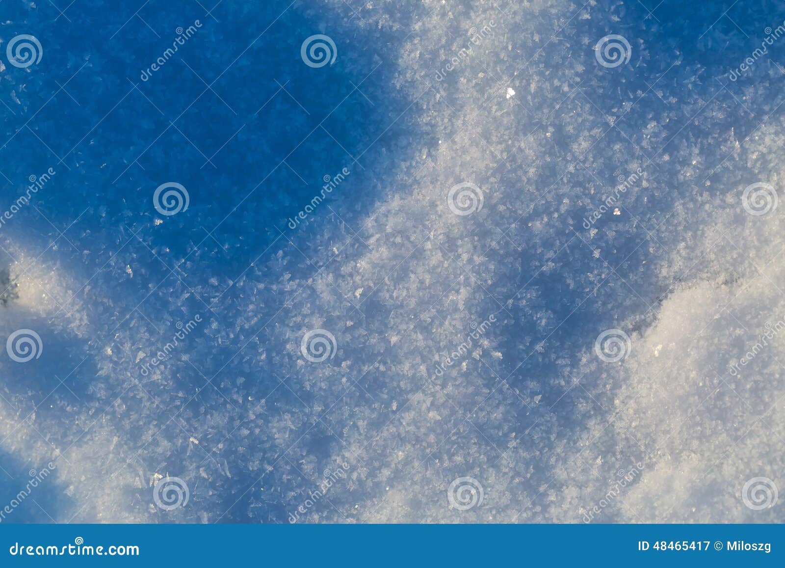 Close up of snow crystals stock image. Image of close - 48465417