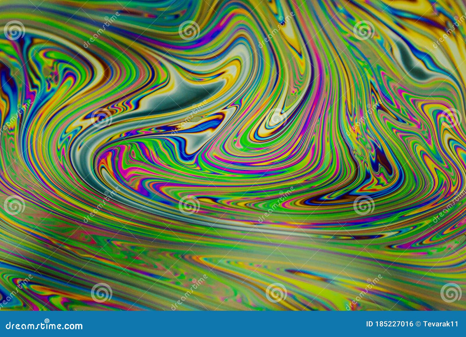 Close Up Soap Bubble Background. Psychedelic Abstract Background Stock ...