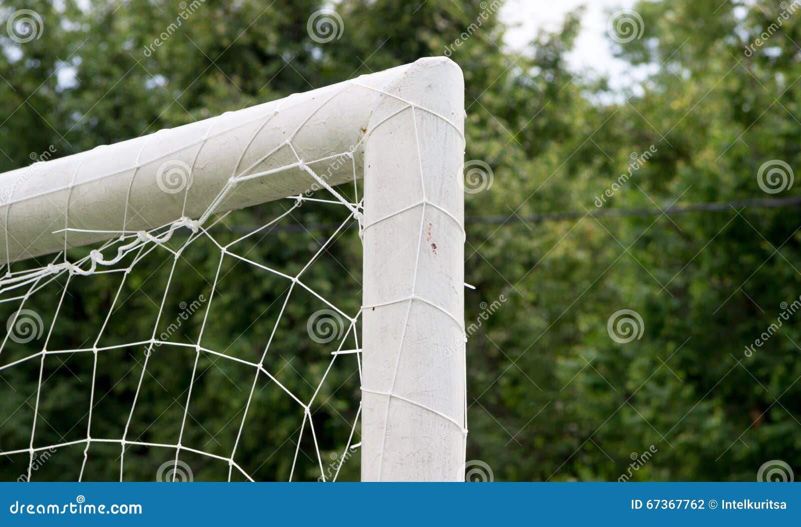 Close Up of the Soccer Goal Stock Photo - Image of competition, sport ...