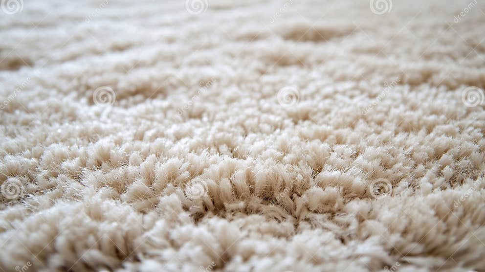 Close-up of Soft, Fluffy Beige Carpet Texture Stock Illustration ...