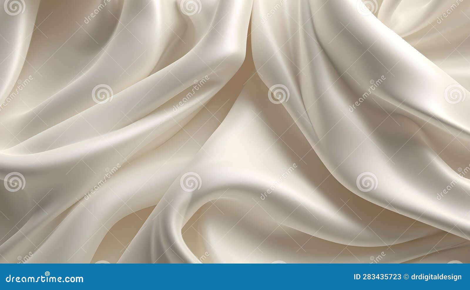 Close Up of a Soft Satin Texture in Ivory Colors. Elegant Background ...