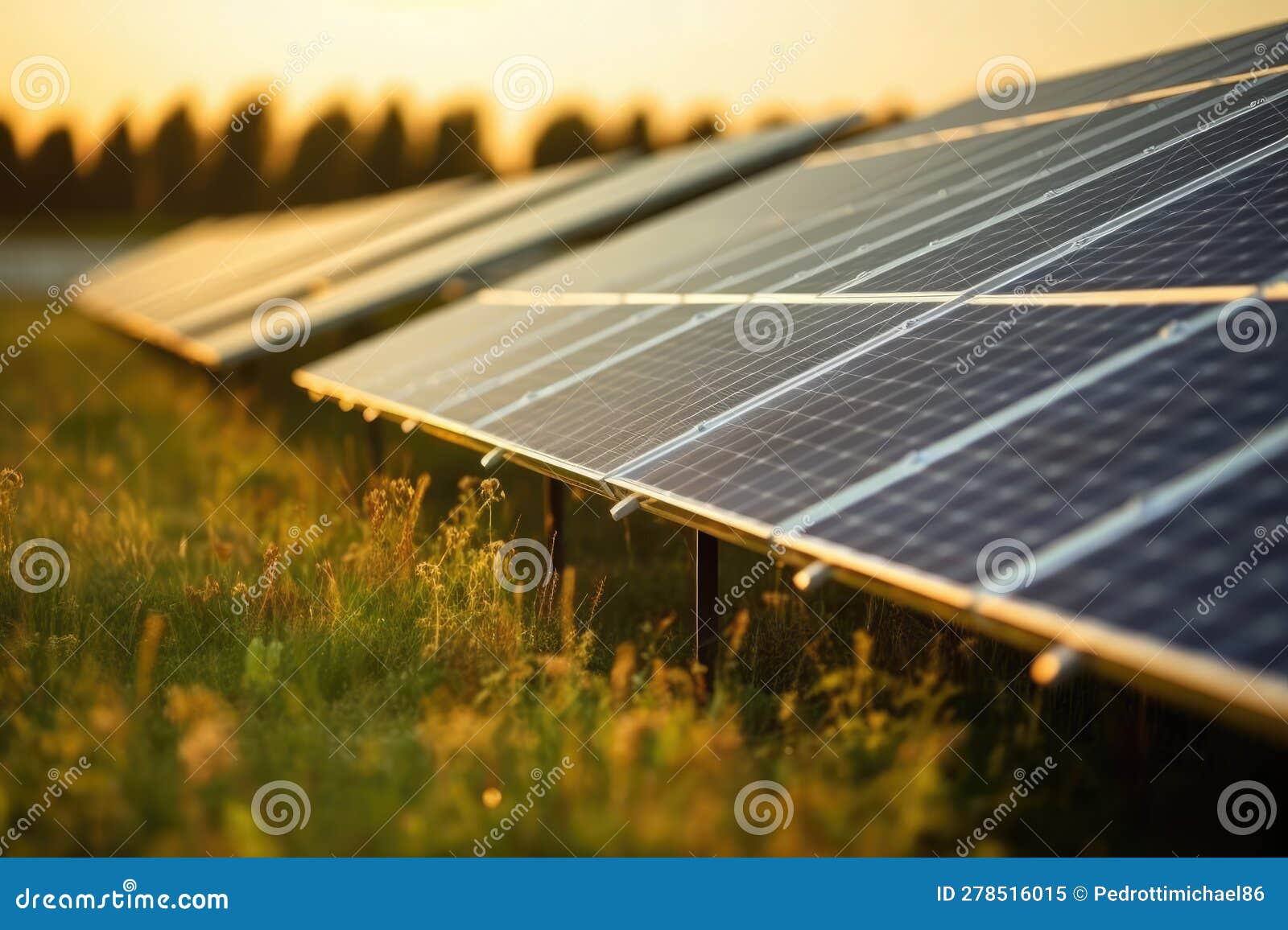 Solar Panel Close-Up stock illustration. Illustration of green - 278516015