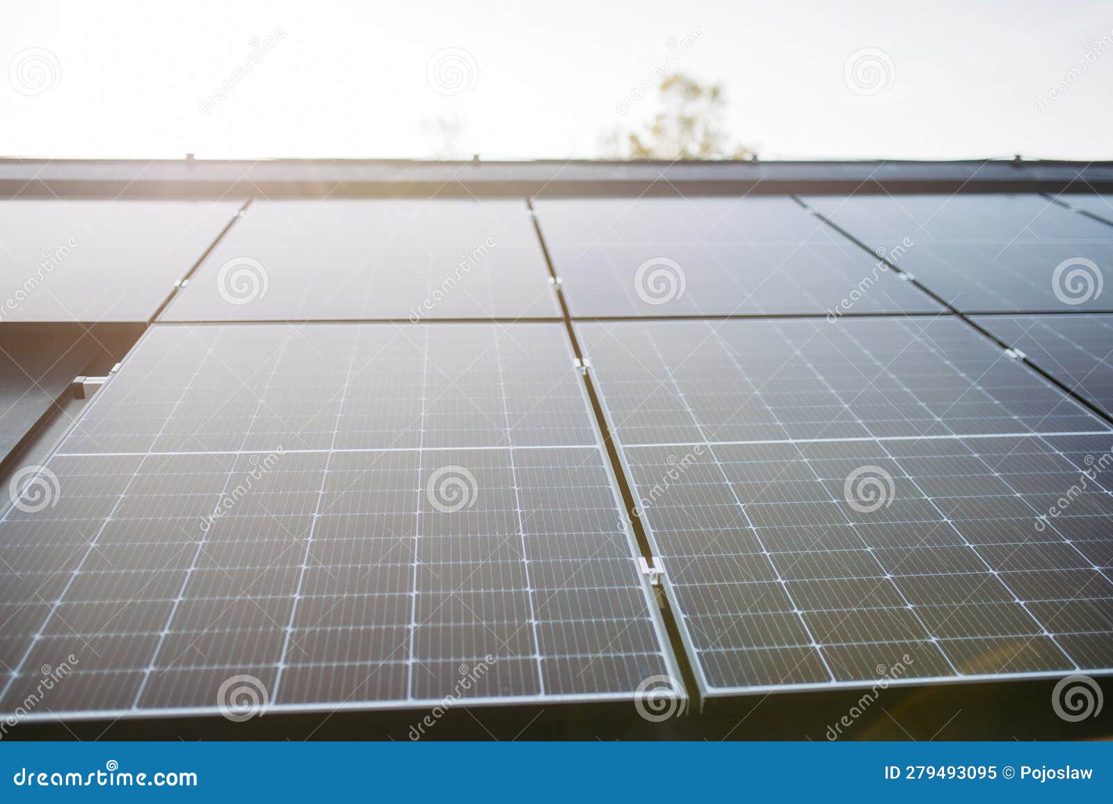 Close Up of Solar Panels on the Roof. Stock Image - Image of innovation ...