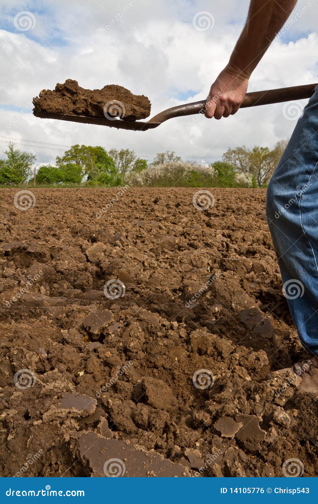 Close Up of Someone Digging Stock Photo - Image of brown, gardening ...