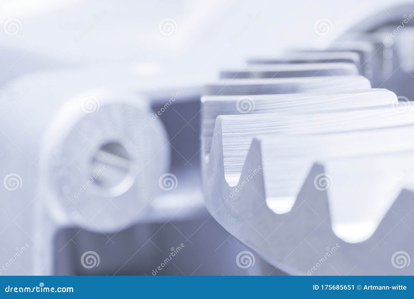 Close-up of a Spare Part and a Gear Wheel Stock Image - Image of close ...