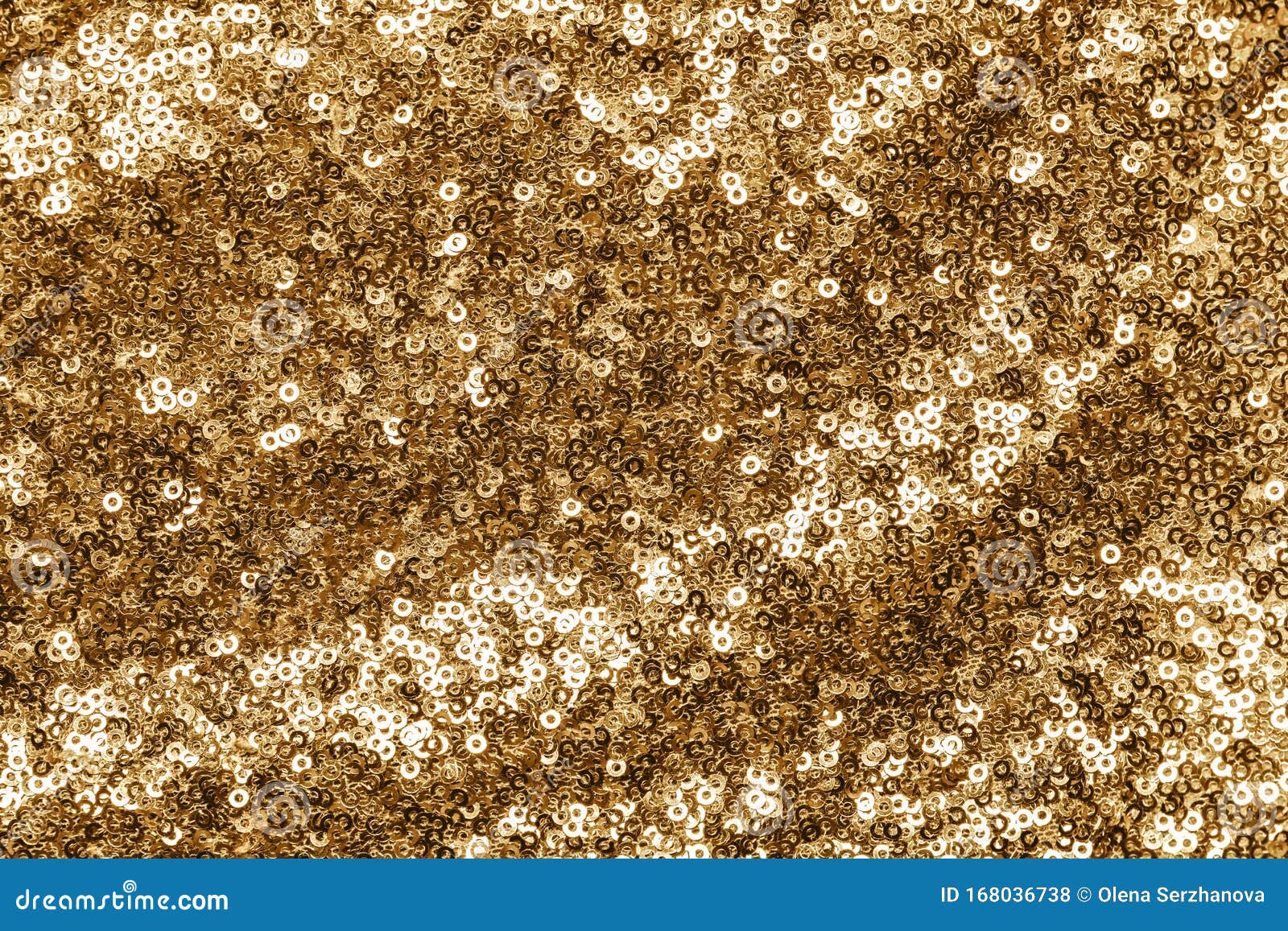 Sparkling Gold Sequins Textile Background. Stock Photo - Image of ...