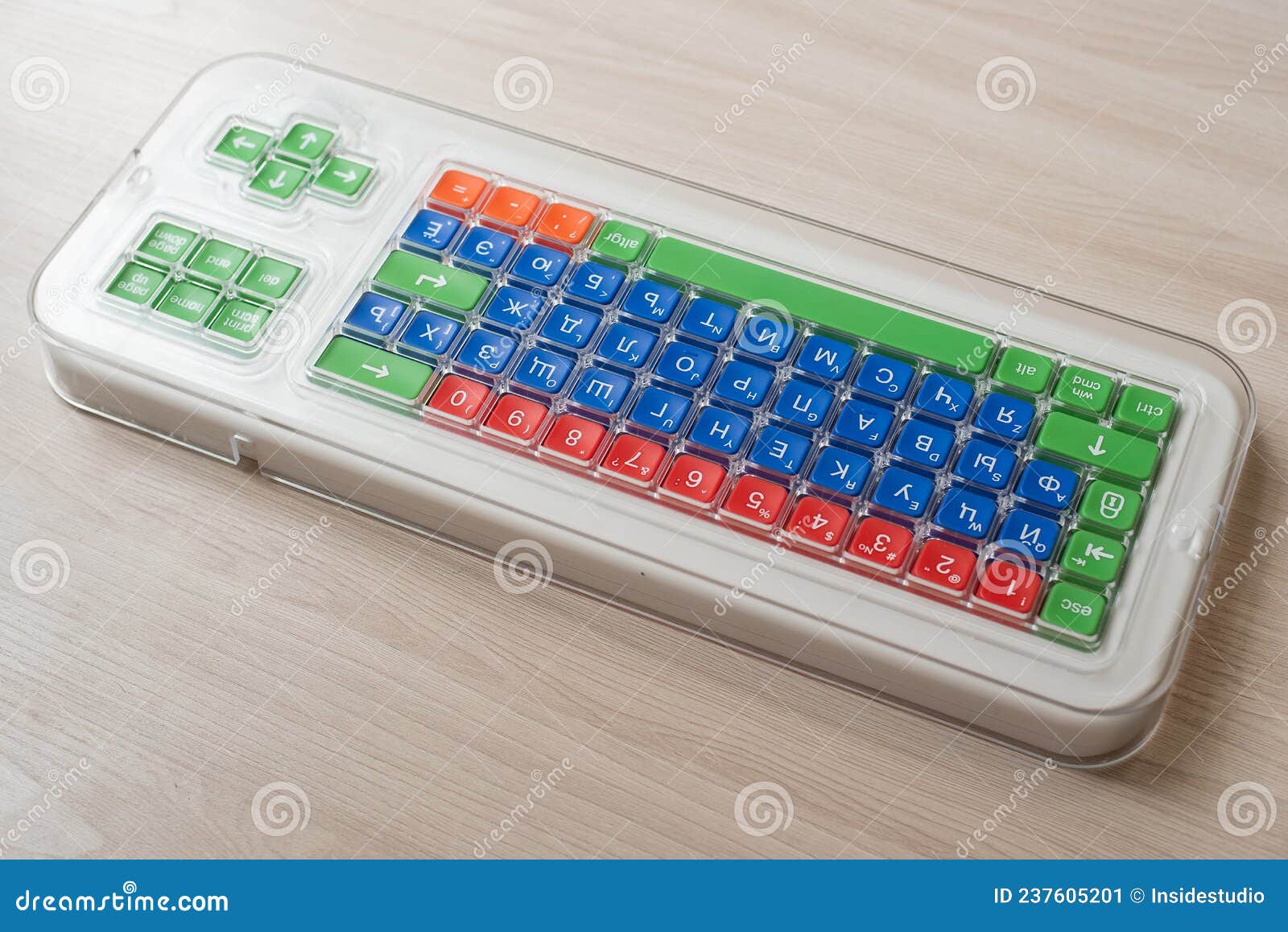 Close-up of a Specialized Computer Keyboard for People with Cerebral ...
